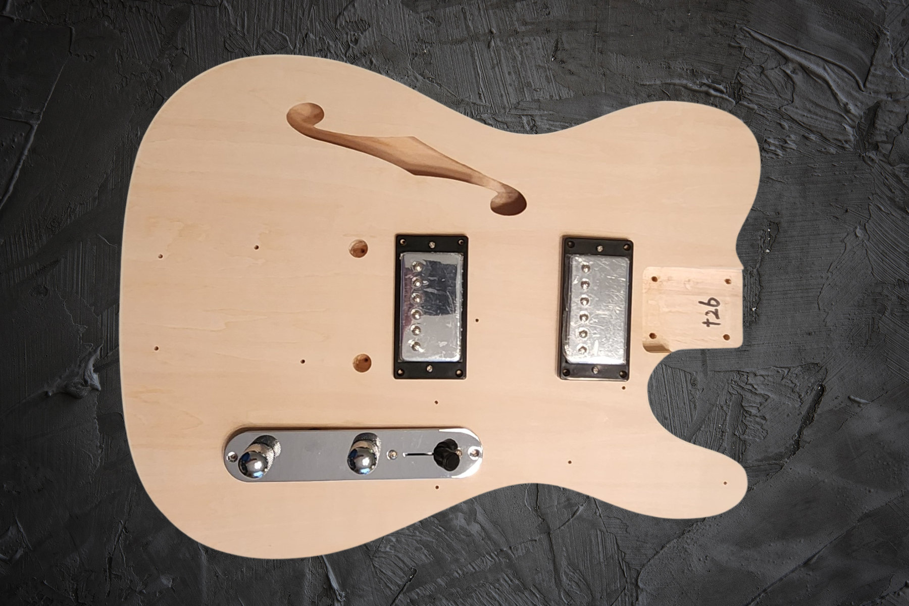 Slimline Tele Style Semi Hollow Body DIY Kit by Budreau Guitars - Etsy
