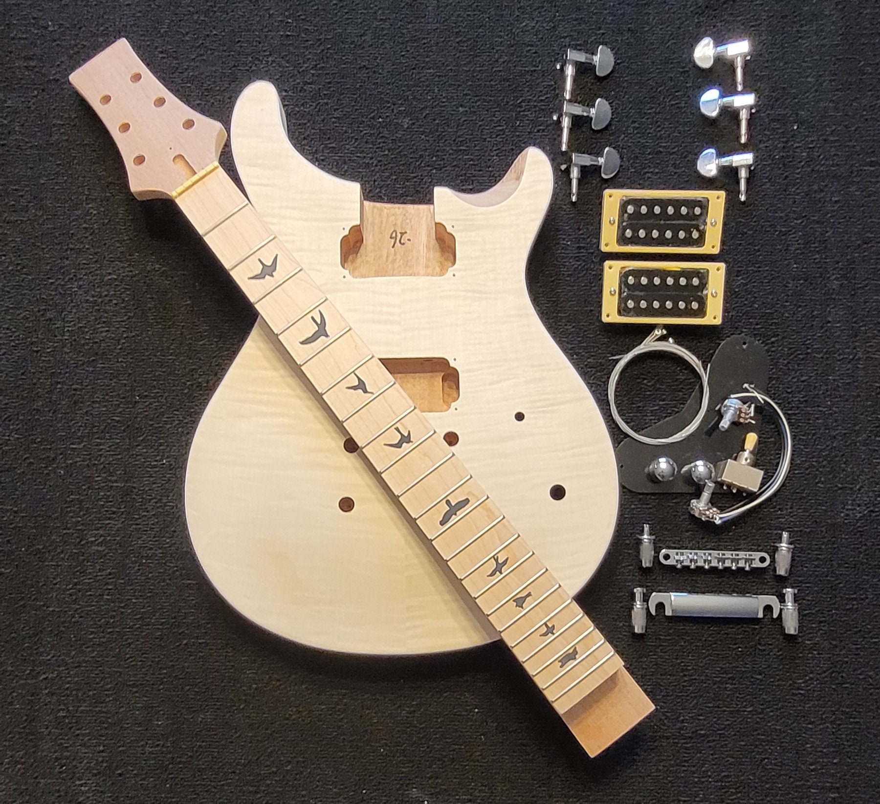 PRS Style Electric Guitar DIY Kit by Budreau Guitars - Etsy