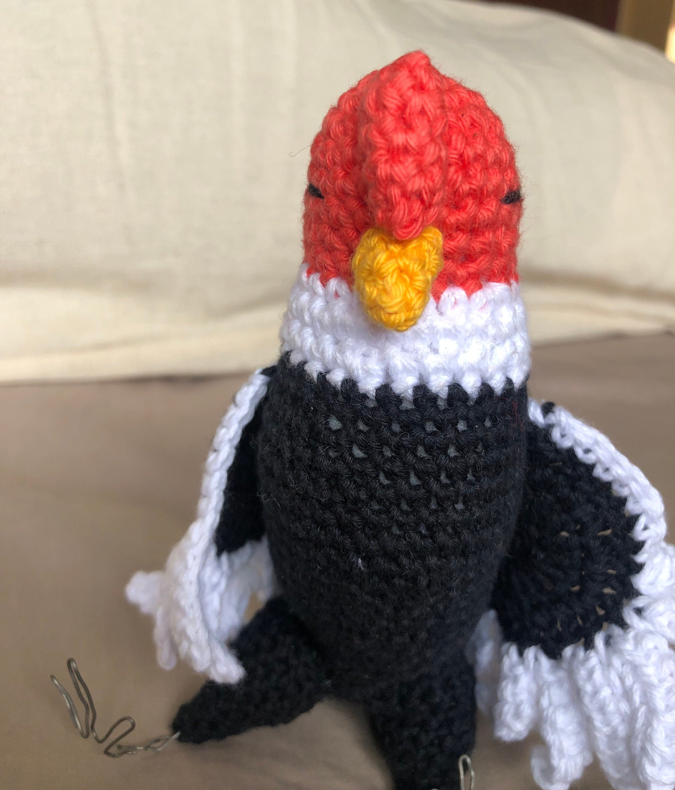 Crochet Pattern Andean Condor, Crochet Vulture, Eagle Crochet Bird ...