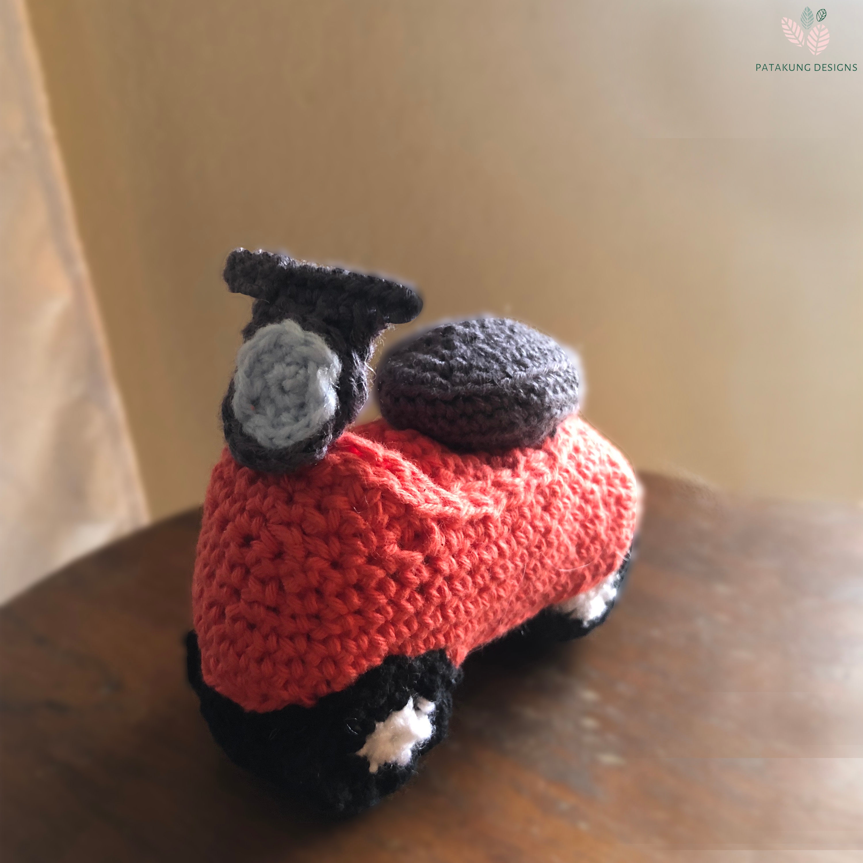 Crochet Quby Amigurumi Pattern: Little Bean on Scooter (PDF Pattern) - Etsy