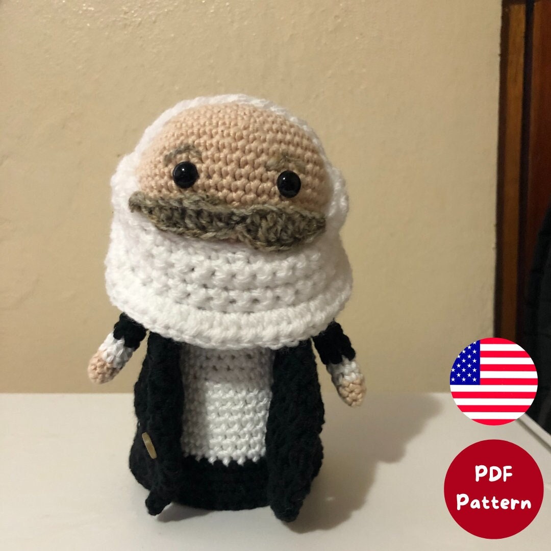 Crochet Pattern - Karl Marx Amigurumi | Marxism - Etsy