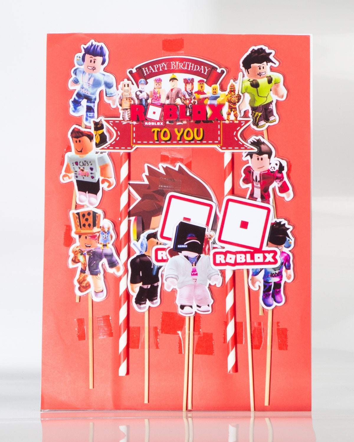 Cake Topper in the Style Of,roblox, New Design 2023, Delivery Before 1 ...