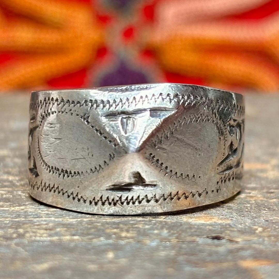 Vintage Amazigh Silver Ring, Berber Moroccan Women's Ring, Atlas Ethnic ...