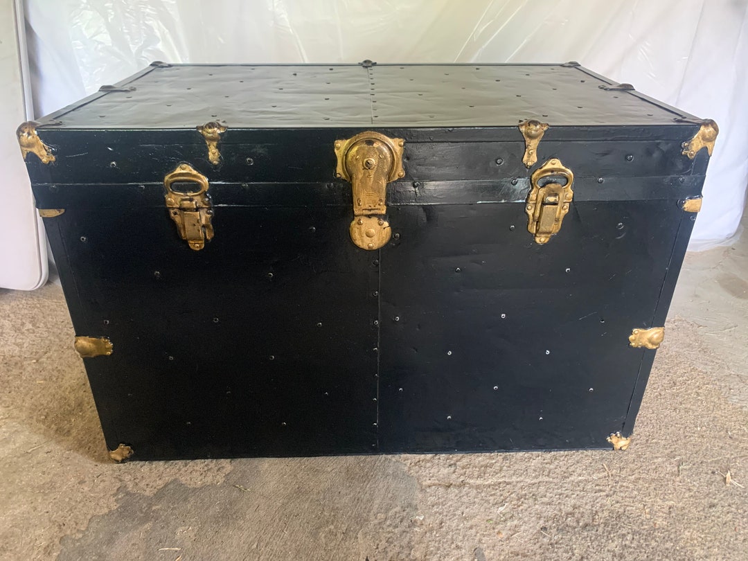 Restored Antique Steamer Trunk - Etsy