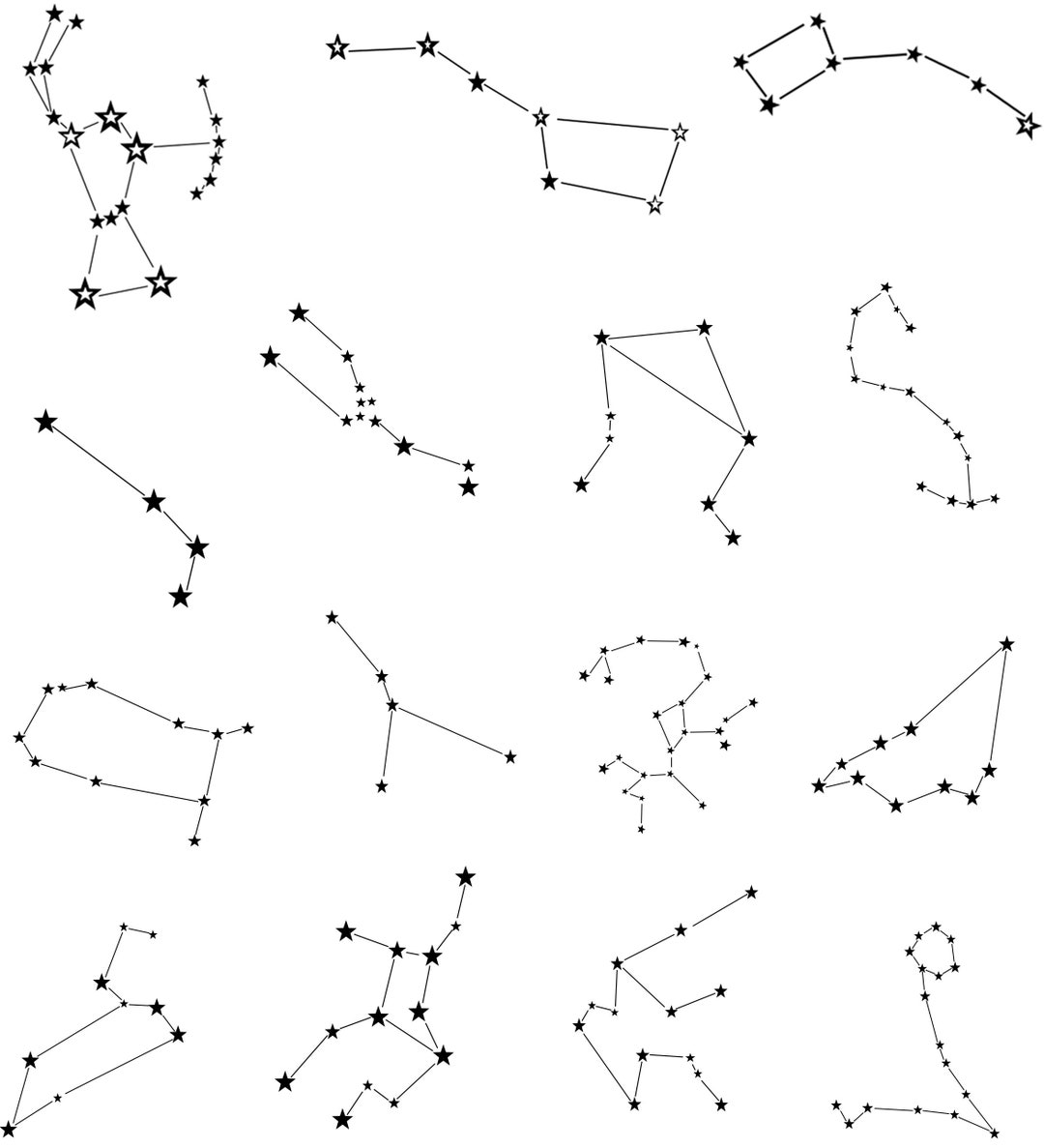 Constellation Stickers - Etsy