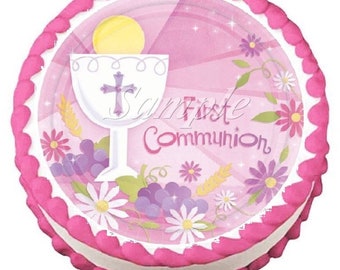 First Communion Edible Cake Topper Licensed 1/4 Sheet - Etsy