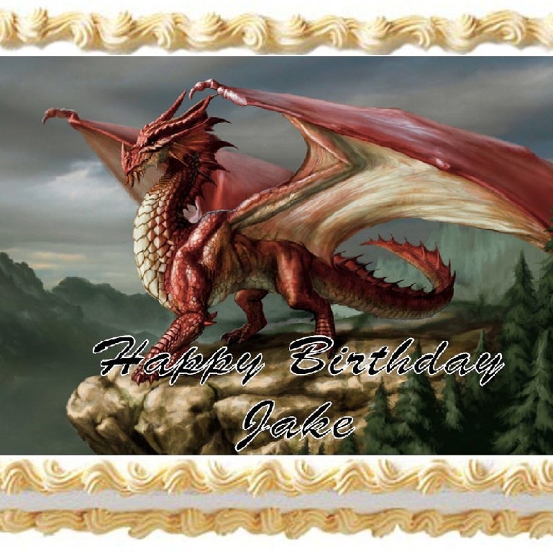 Dragon Cake Topper - Etsy