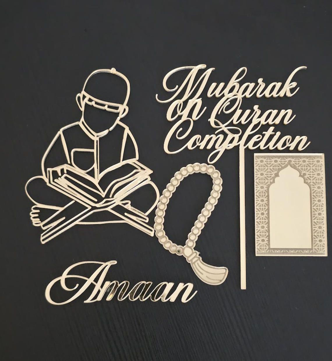 Quran Completion Cake Toppers - Etsy UK