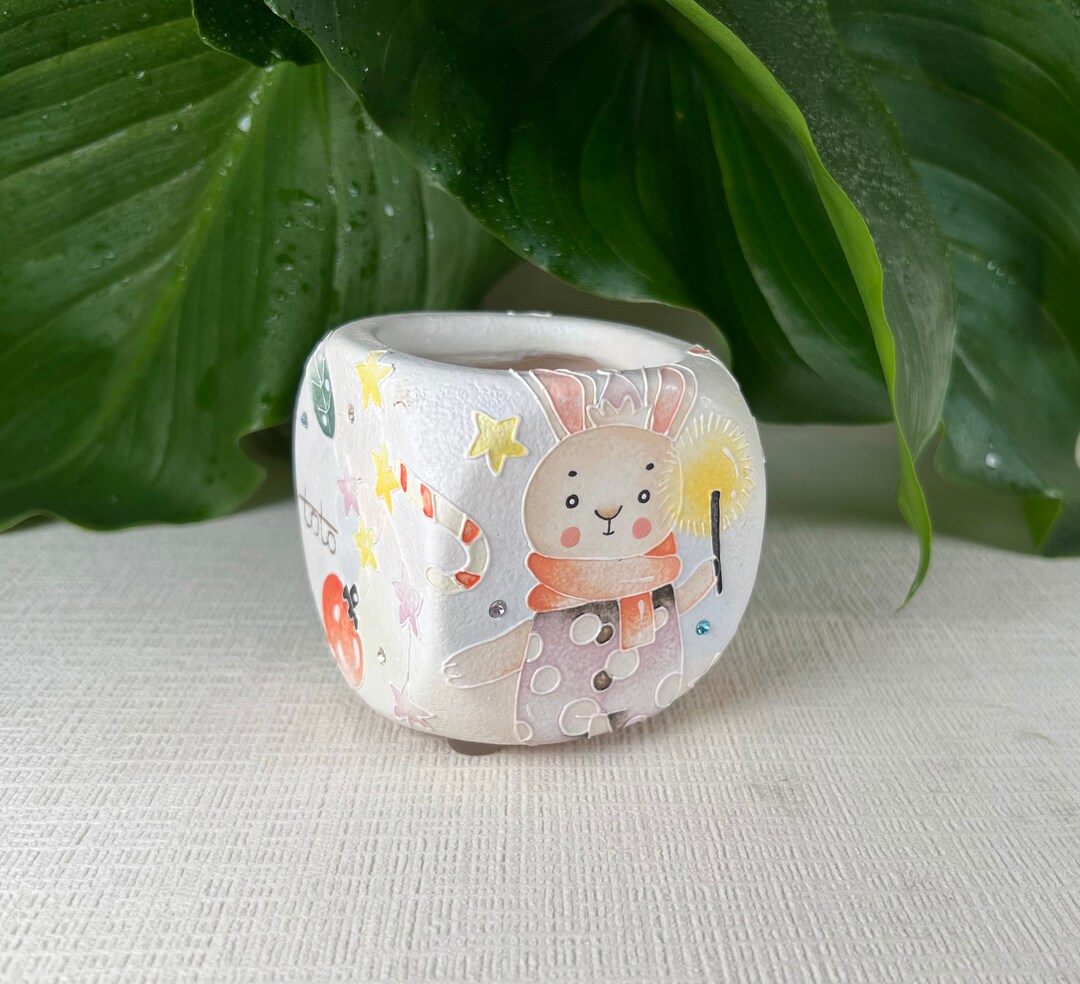 Toto Dice-shaped Hand-painted Succulent Planter Pot - Etsy