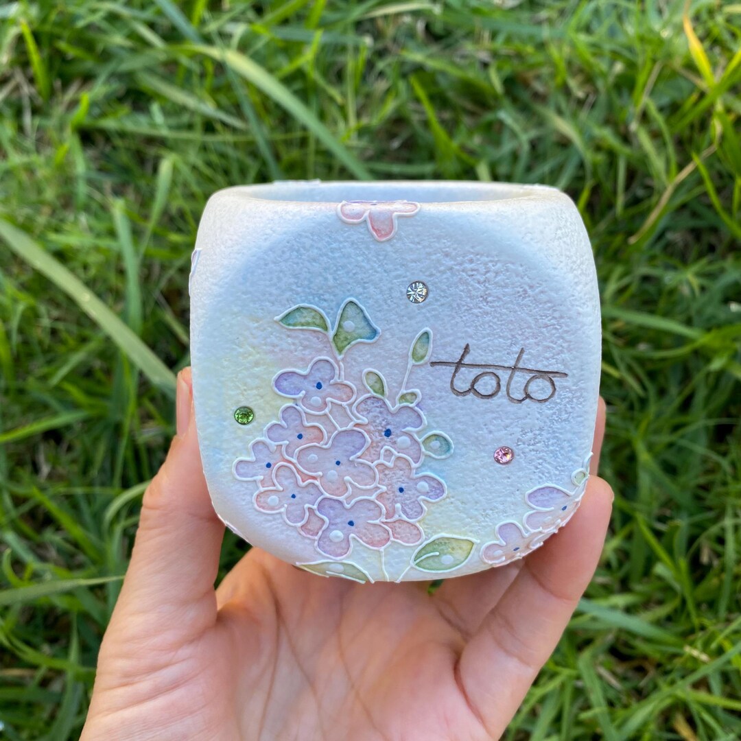 Toto Handmade Hand-painted Succulent Planter Pot - Etsy