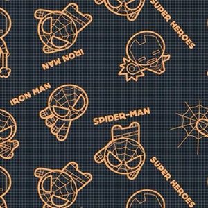 Cartoon Spiderman Polyester Waterproof, Diy Sewing Fabric - Etsy