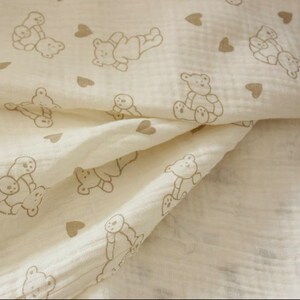 Muslin ,double Gauze Cotton Baby Clothes Floral Pattern Cotton Fabric ...