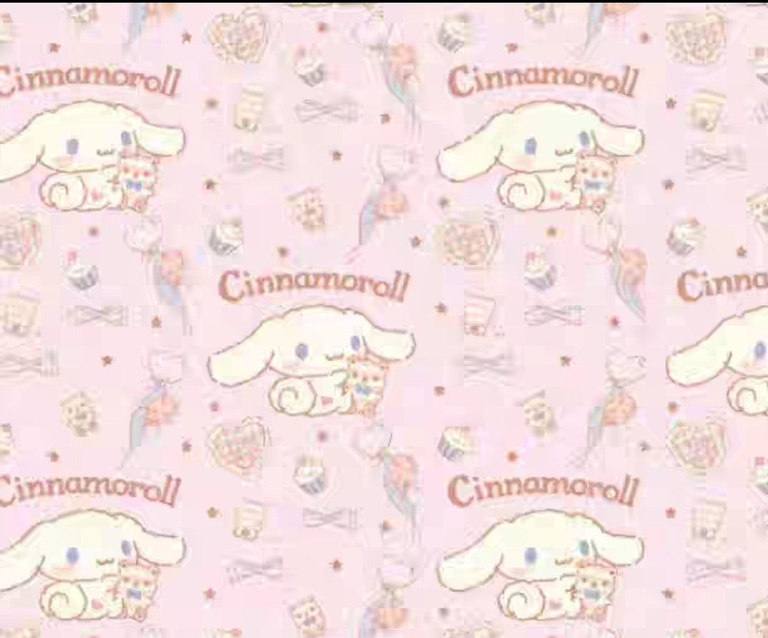 Cartoon Sanrio Cinnamoroll Polyester Waterproof, Diy Sewing Fabric - Etsy