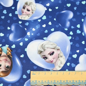 Cute Cartoon Frozen Cotton, Diy Sewing Fabric - Etsy
