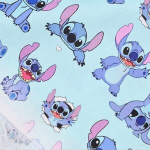 Cute Cartoon Stitch Cotton, Diy Sewing Fabric by Half Yard - Etsy