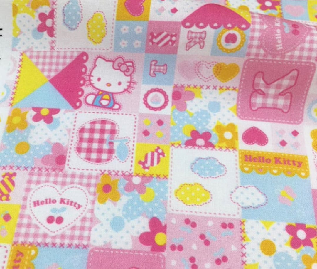 Cute Cartoon Kitty Cotton, Diy Sewing Fabric by Half Yard - Etsy