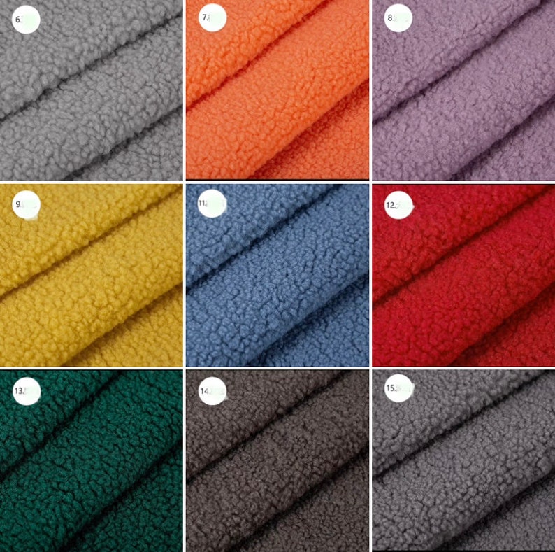 Berber Fleece, Teddy Plush Fabric DIY 50cm X165cm - Etsy