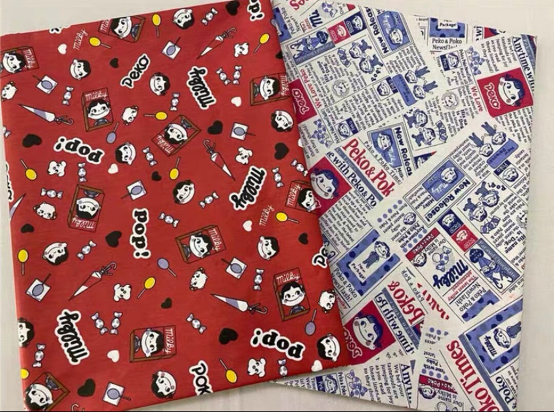 Cute Cartoon Peko Milky Cotton Diy Sewing Fabric - Etsy