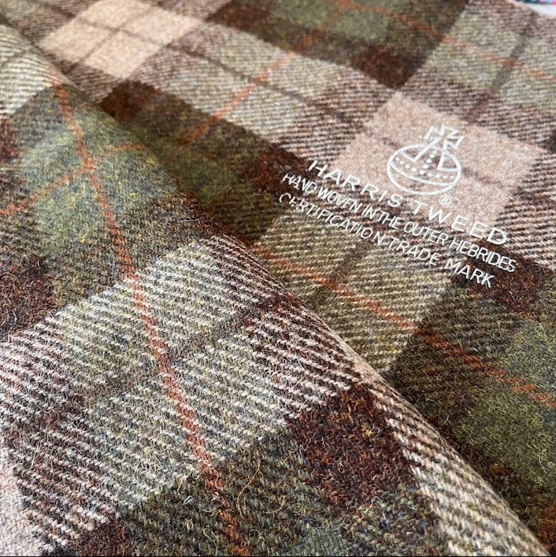 Harris Tweed Fabric Width 150cm – 100% Virgin Wool Handwoven in ...