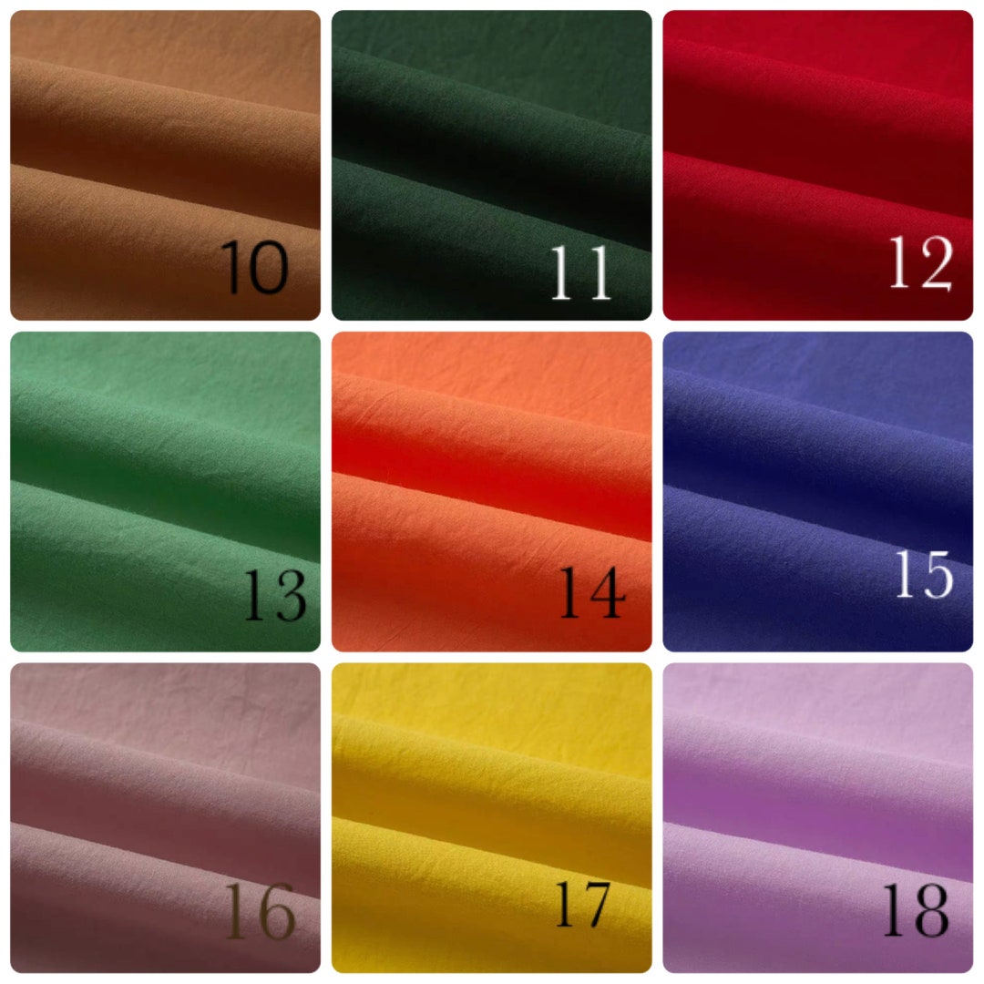 Polychrome Poplin Cotton Extra Light, Diy Sewing Fabric - Etsy