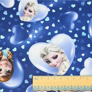 Cute Cartoon Frozen Cotton, Diy Sewing Fabric - Etsy