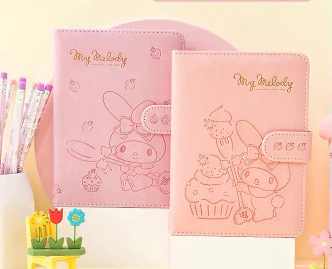 Cute Cartoon Melody PU Leather Notebook - Etsy