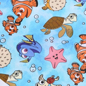 Cute Cartoon Finding Nemo Cotton, Diy Sewing Fabric by Half Yard - Etsy
