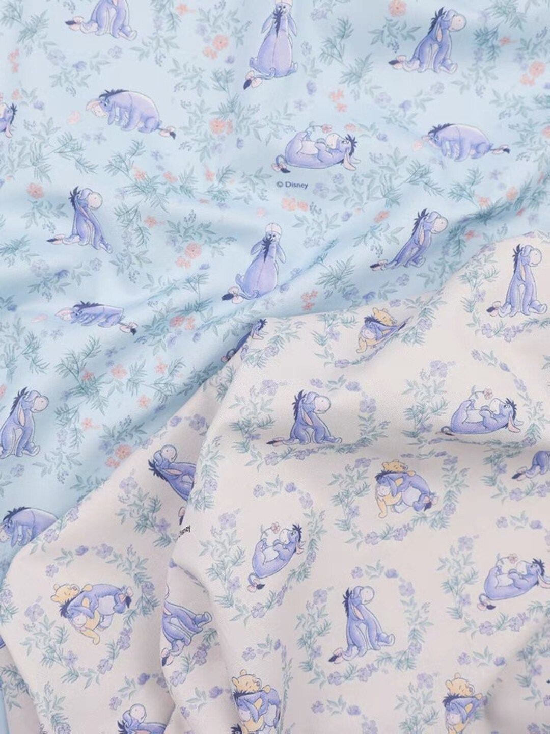 Lindo algodón eeyore de dibujos animados, tela de costura diy cottonvill de Corea, por media ...