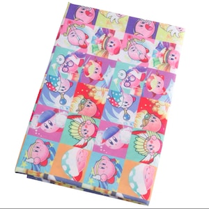 Cute Cartoon Kirby, Cotton , Diy Sewing Fabric - Etsy