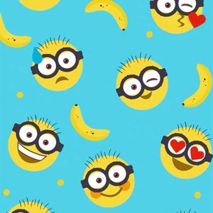 Cartoon Minions Polyester Waterproof, Diy Sewing Fabric - Etsy