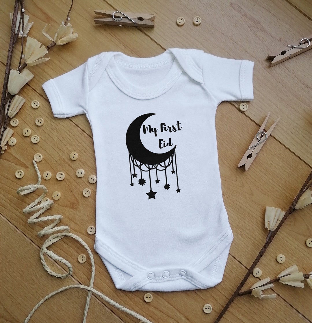 First Eid Baby Grow Muslim Baby Outfit Eid Gift for Baby - Etsy