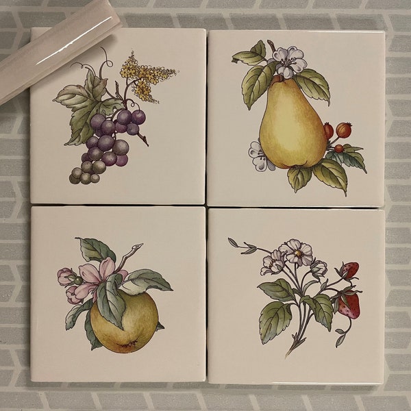 Fruit Tile - Etsy