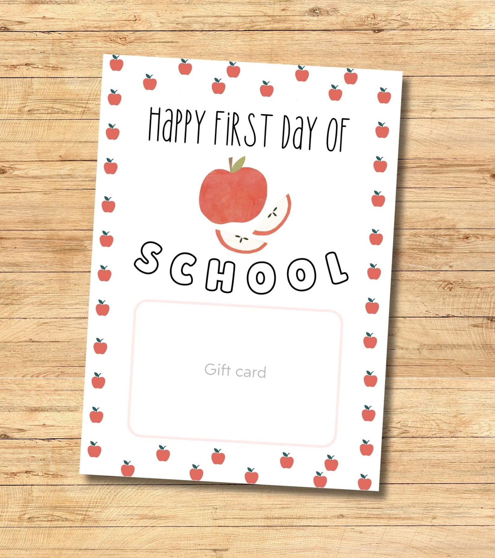 Back to School Gift Card Holderapple Gift Card Holders Back to School ...