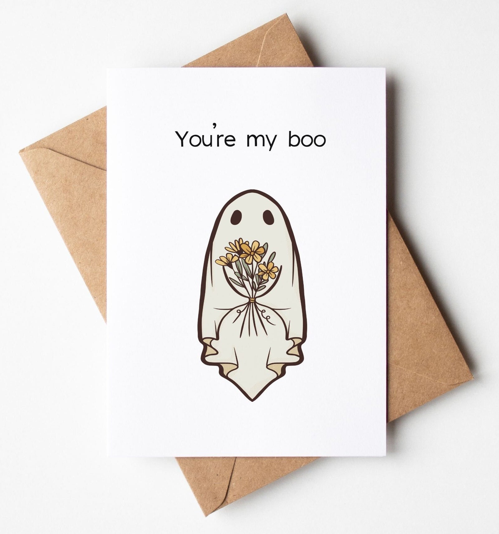 You're My Boo Greeting Card| Fun Halloween Card| Love Card| Adorable ...