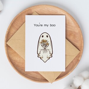 You're My Boo Greeting Card| Fun Halloween Card| Love Card| Adorable ...