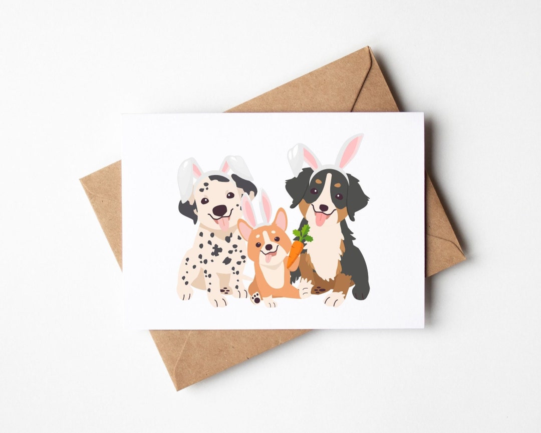 Dog Easter| Bernese Mountain Dog Easter Greetings| Corgi Dog Easter ...
