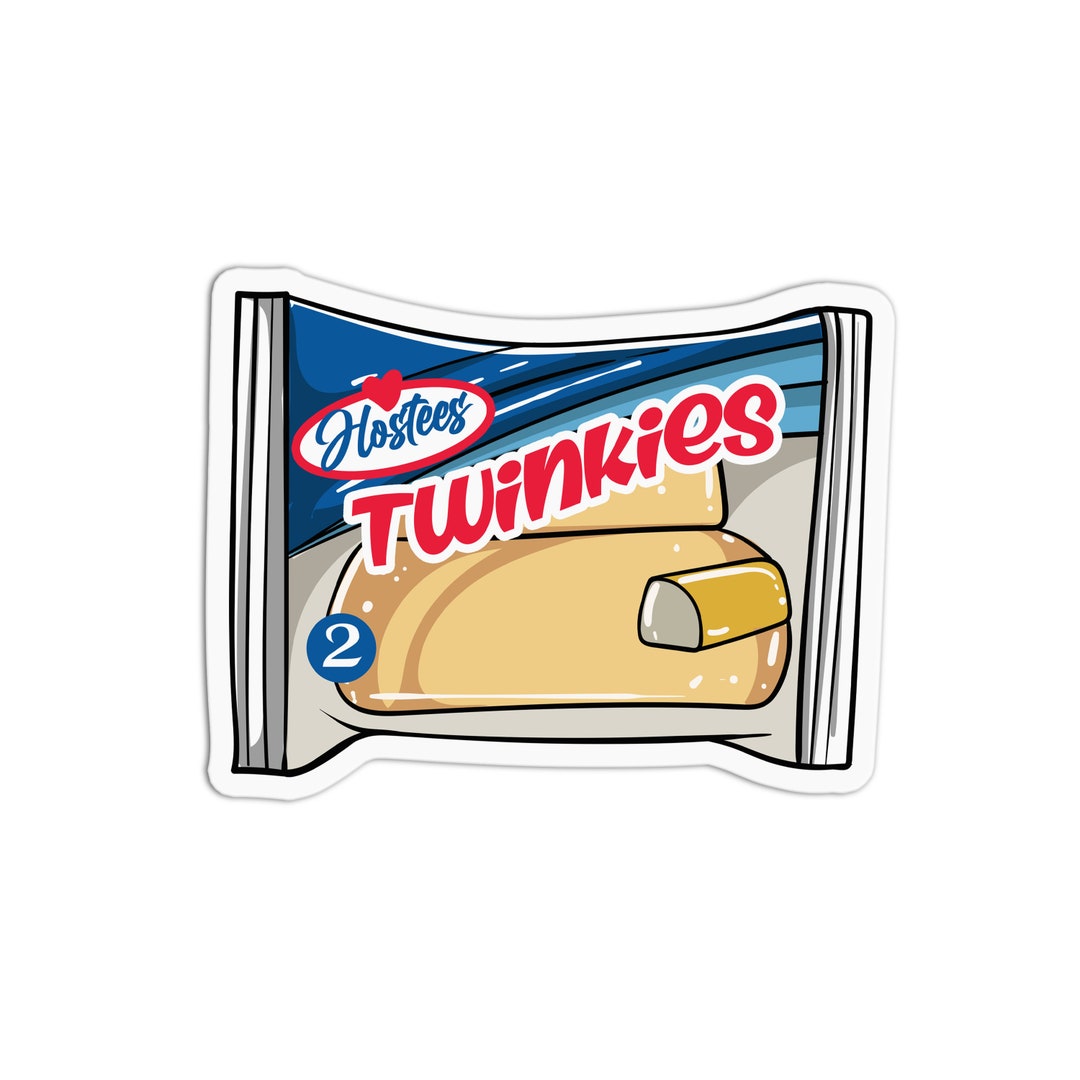 Twinkies Raised Spot Uv Textured Vinyl Waterproof Stickers - Etsy