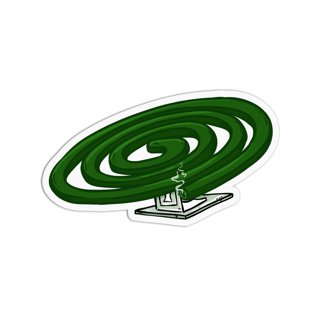 Mosquito Coil katol Pinoy Sticker Waterproof Textured Vinyl Stickers - Etsy