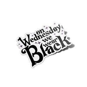 Wednesday Sticker Pack LAMINATED Vinyl Waterproof - Etsy