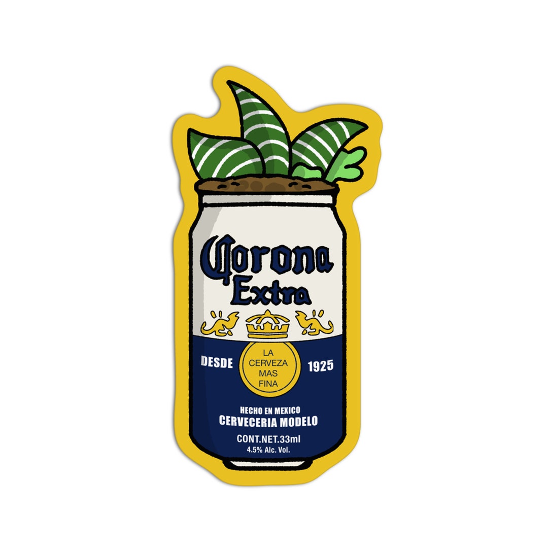 Corona Extra Planters Stickers UV Textured Vinyl Waterproof Stickers - Etsy