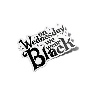 Wednesday Sticker Pack LAMINATED Vinyl Waterproof - Etsy