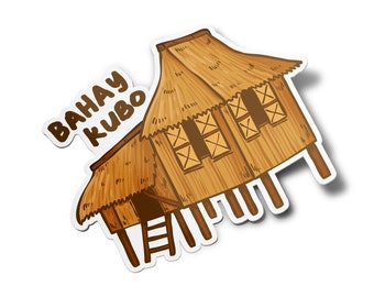 Bahay Kubo Stickers - Etsy