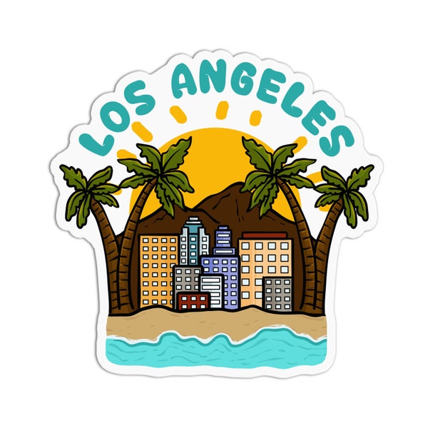 Los Angeles Sticker - Etsy