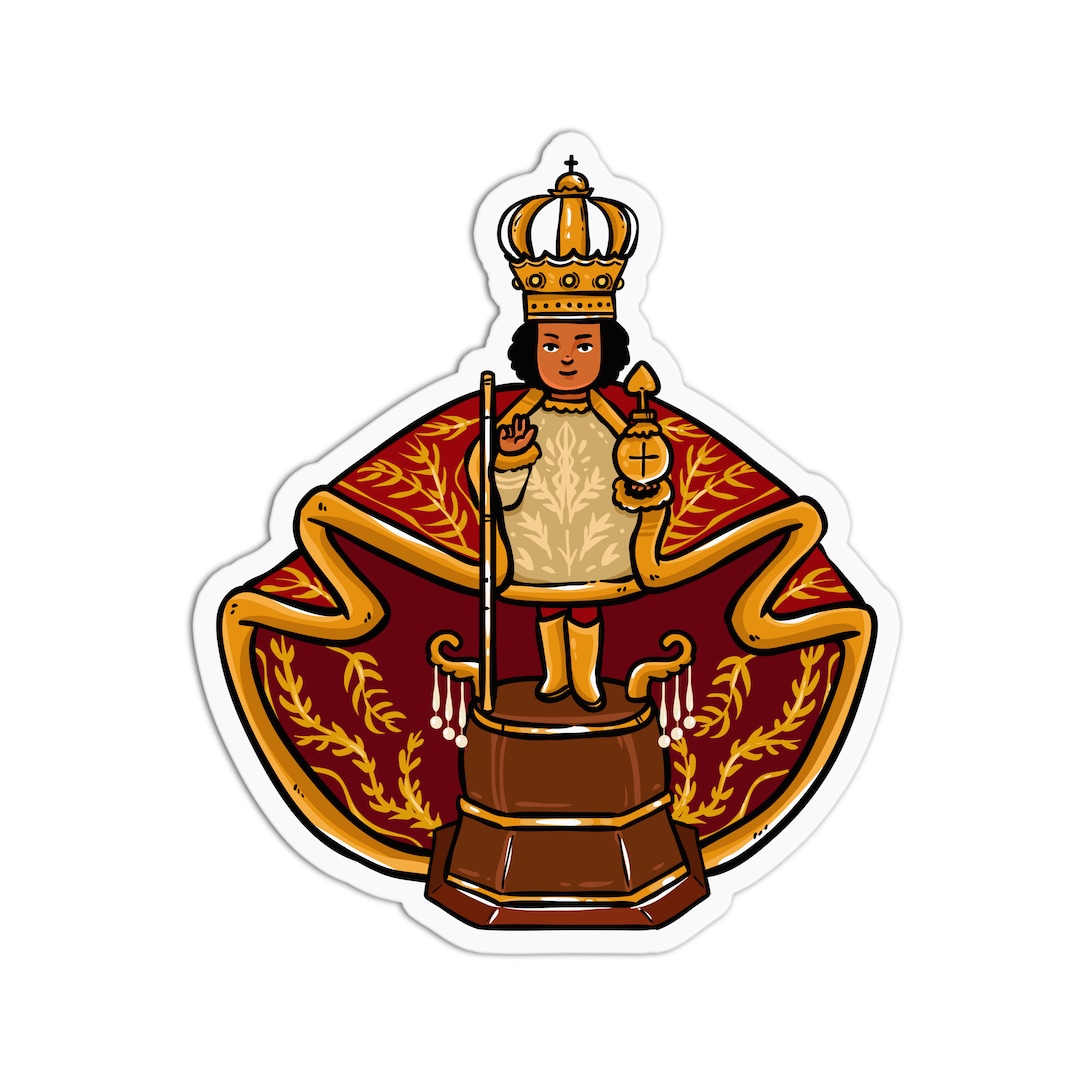 Buy Sto. Niño Pinoy Sticker Waterproof Textured Vinyl Stickers Online ...