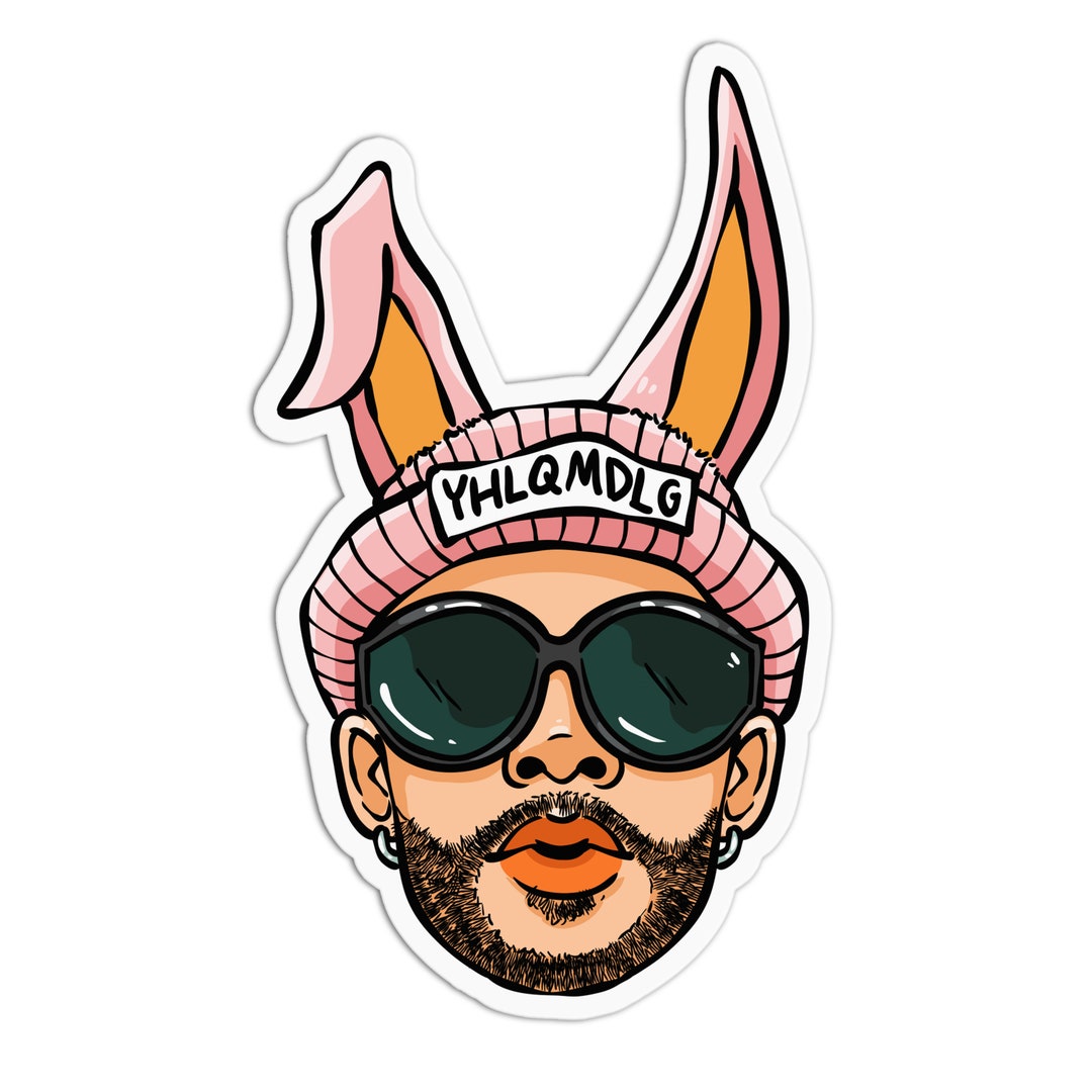 Bad Bunny Stickers Uv Textured Vinyl Waterproof Stickers - Etsy