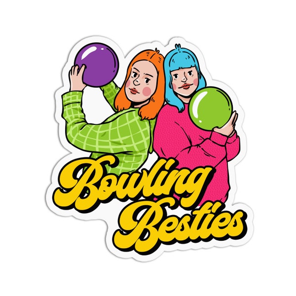 Bowling Sticker - Etsy