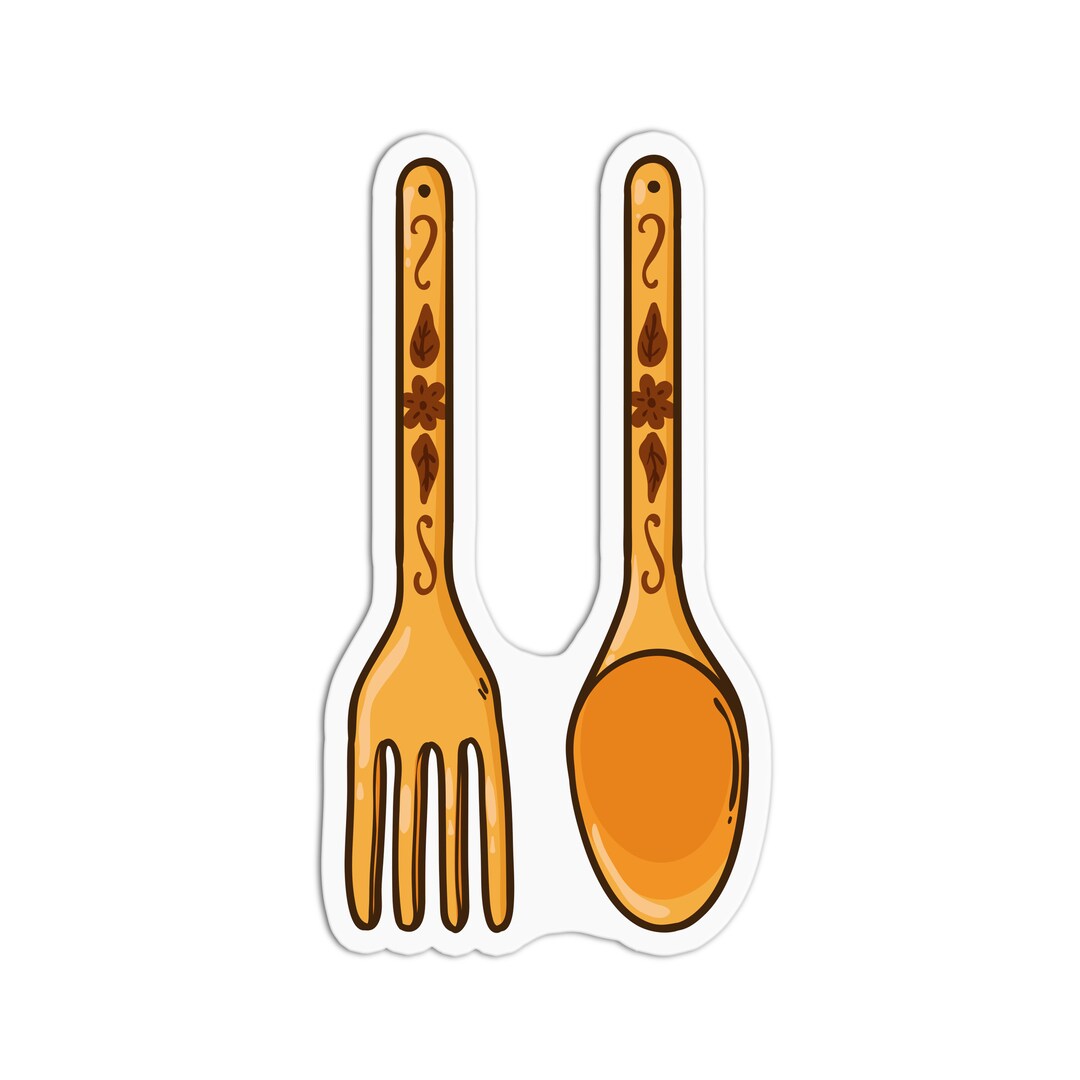 Kutsara't Tinidor Pinoy Stickers Waterproof Textured Vinyl - Etsy