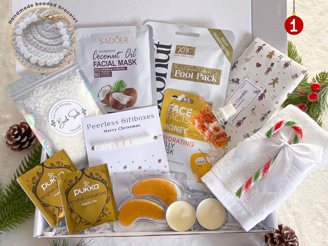 Christmas Hamper for Her, Christmas Eve Box, Ladies Secret Santa Gift ...