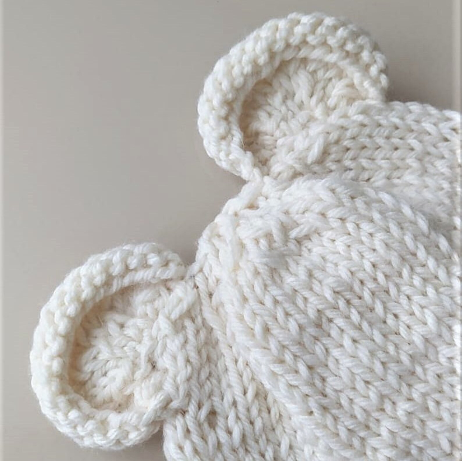 Easy Knit Baby Bear Hat Pattern (PDF Download) - Etsy