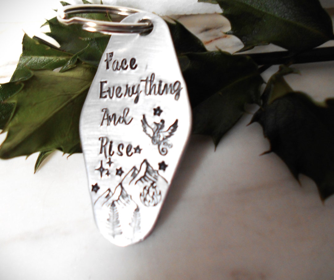 F.E.A.R Keychain, Face Everything and Rise Keychain, Phoenix Rising ...